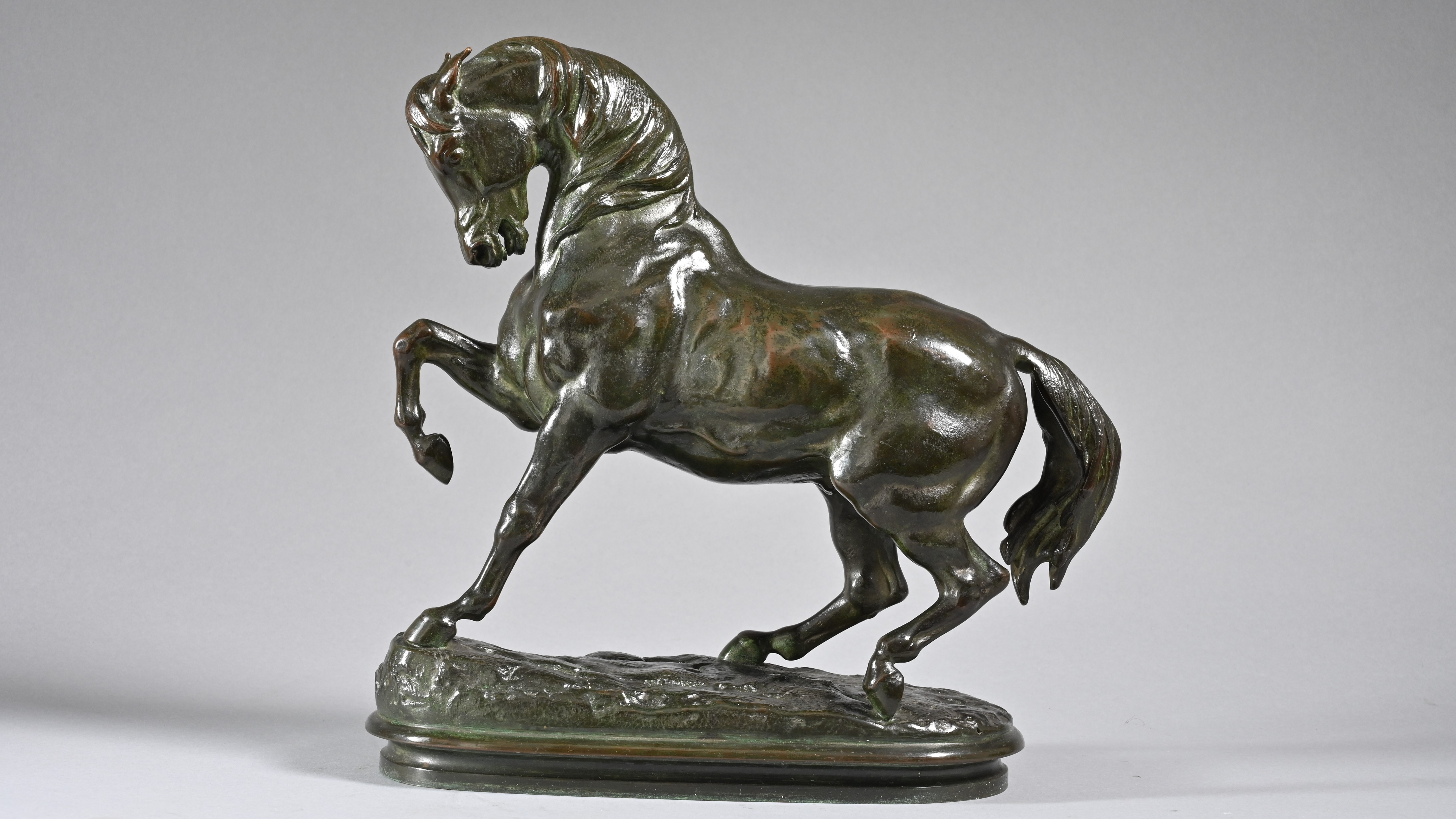 Antoine-Louis BARYE CHEVAL TURC | UNIVERS DU BRONZE